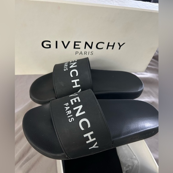 Givenchy | Shoes | Black Givenchy Pool Slides | Poshmark
